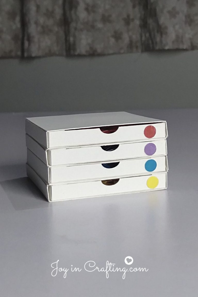 Miniature Filing Cabinet Organizer - Joy in Crafting