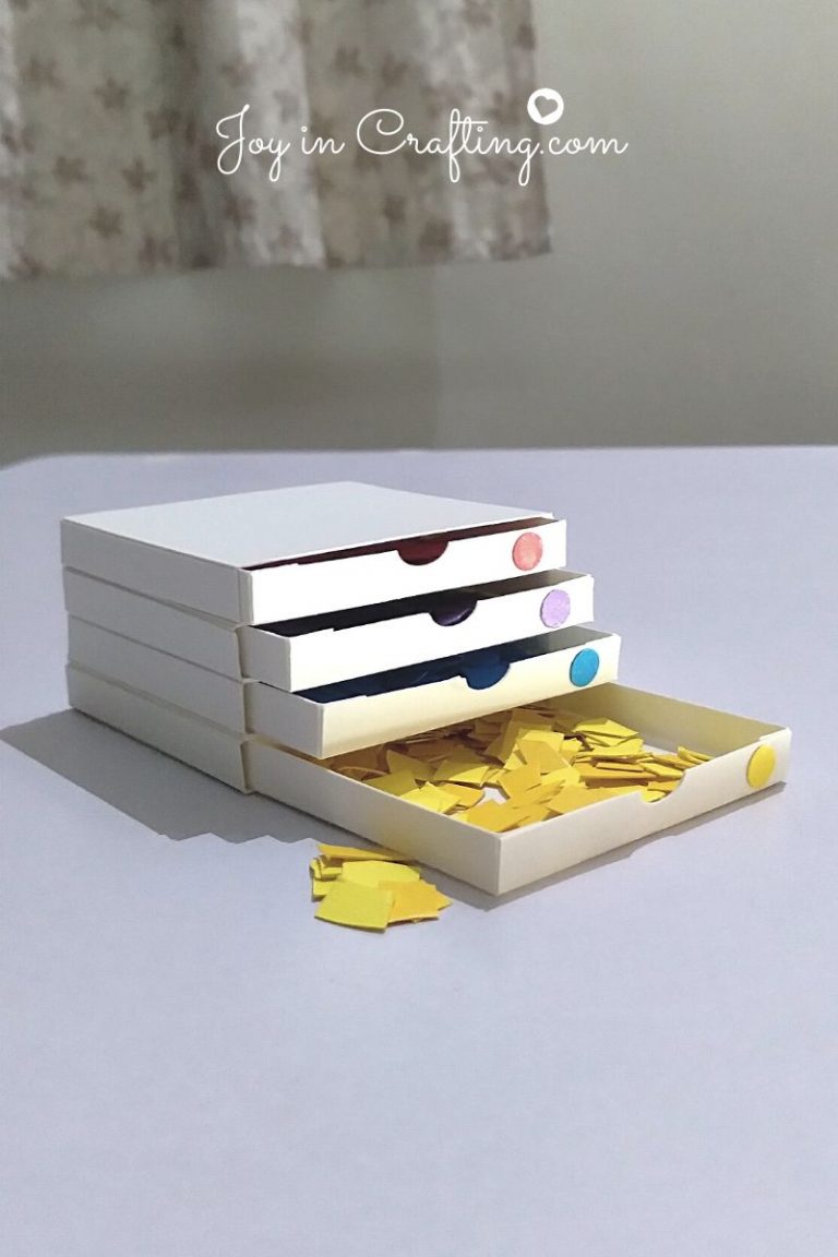 Miniature Filing Cabinet Organizer - Joy in Crafting