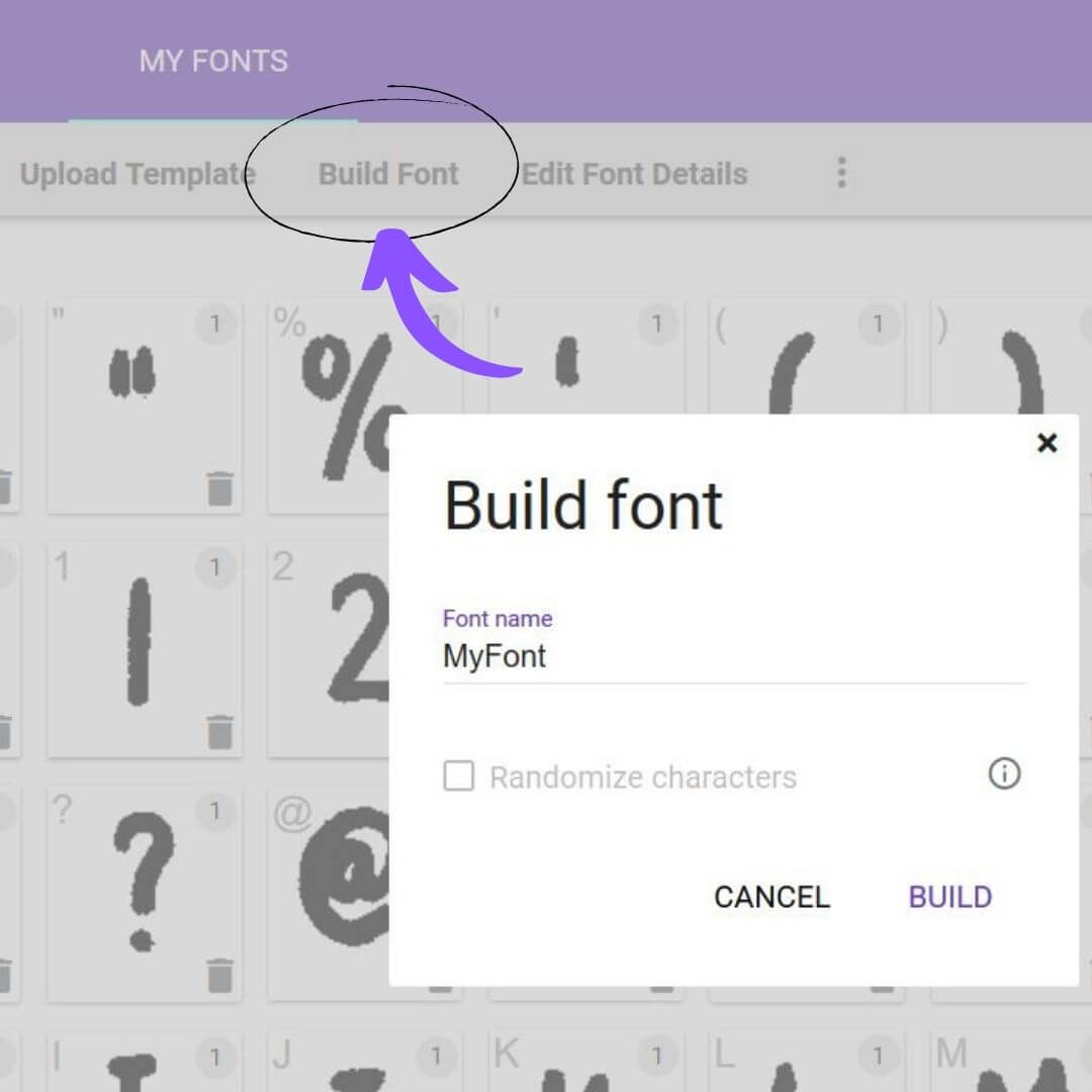 How to Turn Handwriting into Font Calligraphr - Joy in Crafting