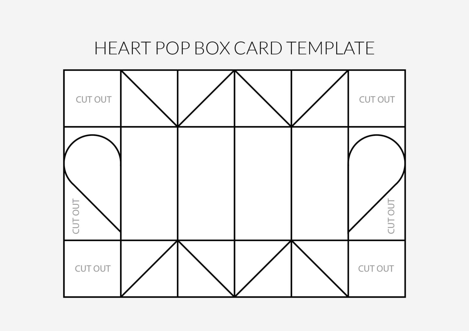How to Make Valentines Heart Pop Box Template - Joy in Crafting