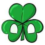 Shamrock Mask Printable Coloring - Joy in Crafting