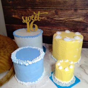 How to Make a Fake Cake with Cardboard and Wall Putty - Joy in Crafting