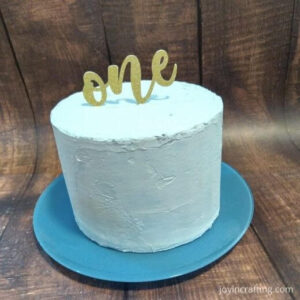 How to Make a Fake Cake with Cardboard and Wall Putty - Joy in Crafting