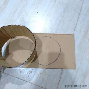 How to Make a Fake Cake with Cardboard and Wall Putty - Joy in Crafting