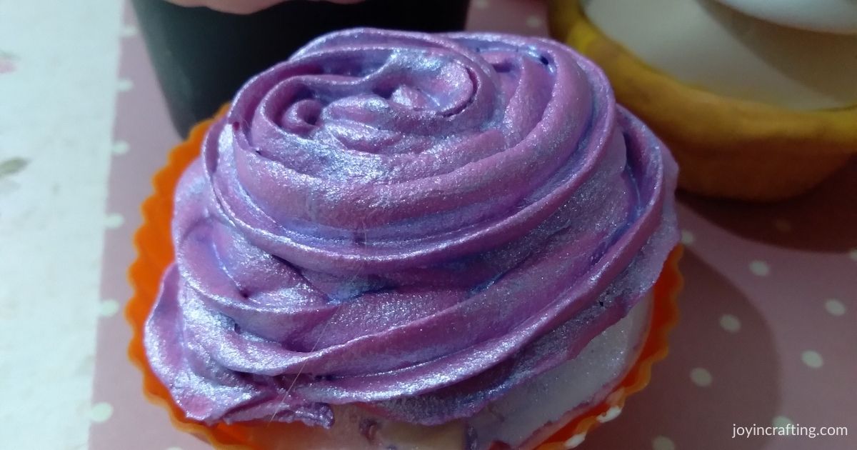 How to Make Fake Cupcake Using Air Dry Clay - Joy in Crafting