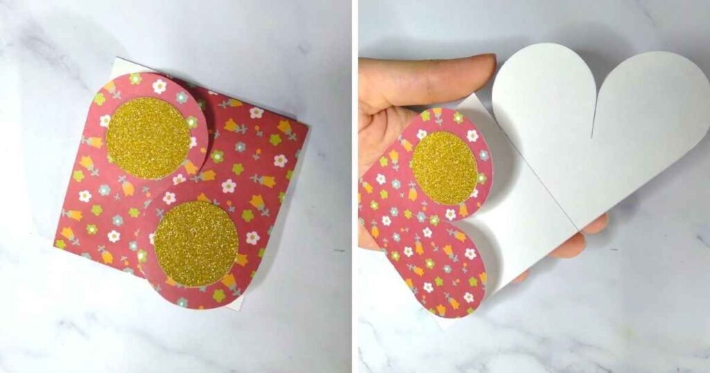 Valentines Day Card Template Heart Lock Slider - Joy in Crafting