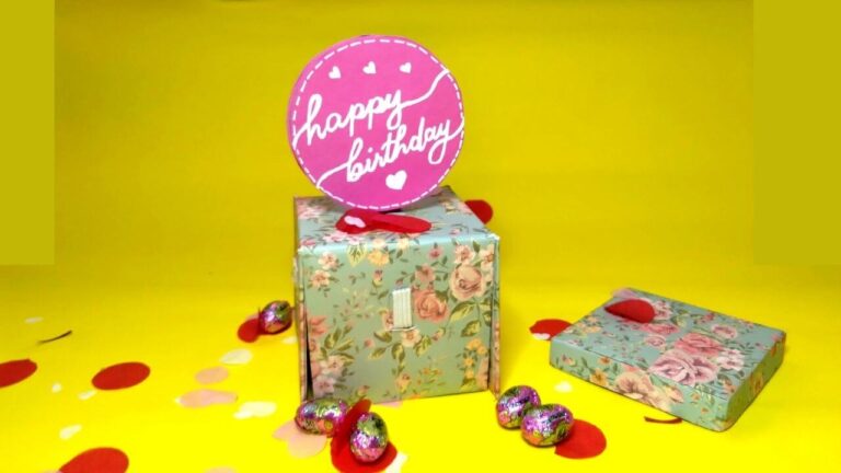Confetti Surprise Birthday Box Tutorial - Joy in Crafting