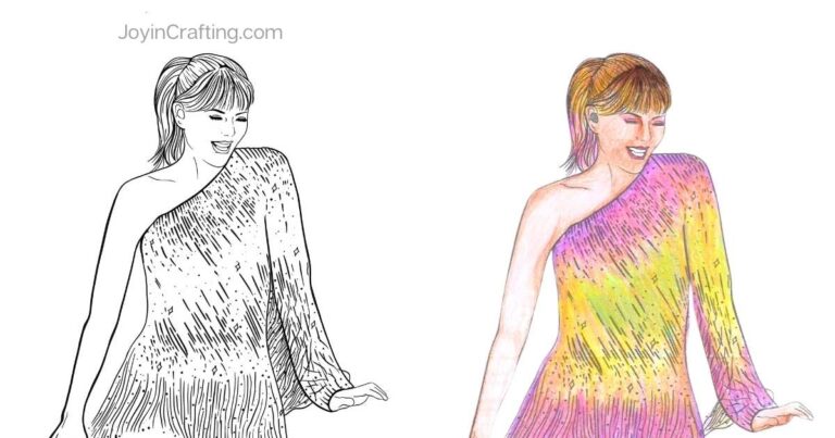 13 Printable Taylor Swift Coloring Page - Joy in Crafting