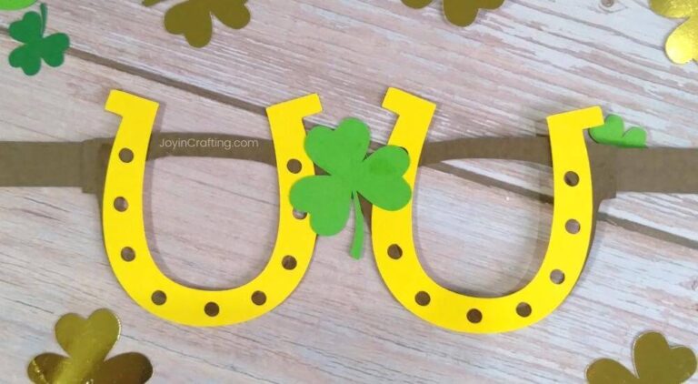 Party Paper Glasses for St. Patrick's Day Template - Joy in Crafting