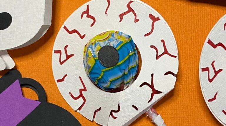 Halloween Paper Lollipop Holder Template - Joy in Crafting