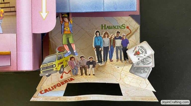 Stranger Things Pop-Up Book An Inside Look - Joy in Crafting