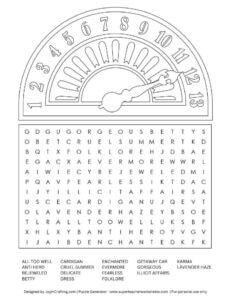 Taylor Swift: The Eras Tour Coloring and Activity Printables (Unofficial)