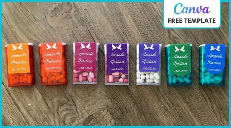 Make Your Own Tic Tac Labels Using Canva Template