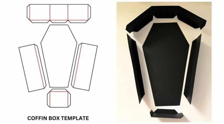 Halloween Coffin Box SVG Template - Joy in Crafting